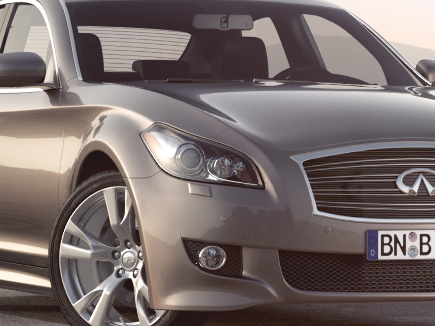Infiniti M56 3d Max