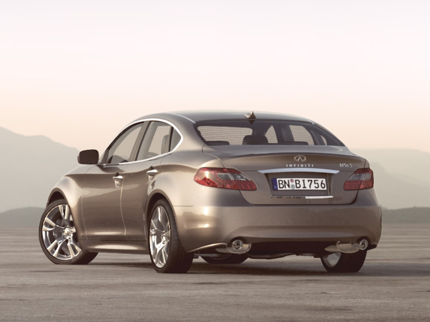 Infiniti M56 3d Max