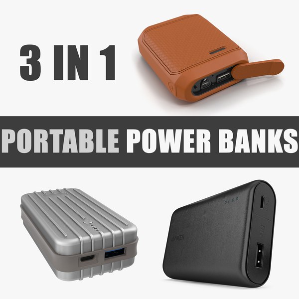 3d power bank model