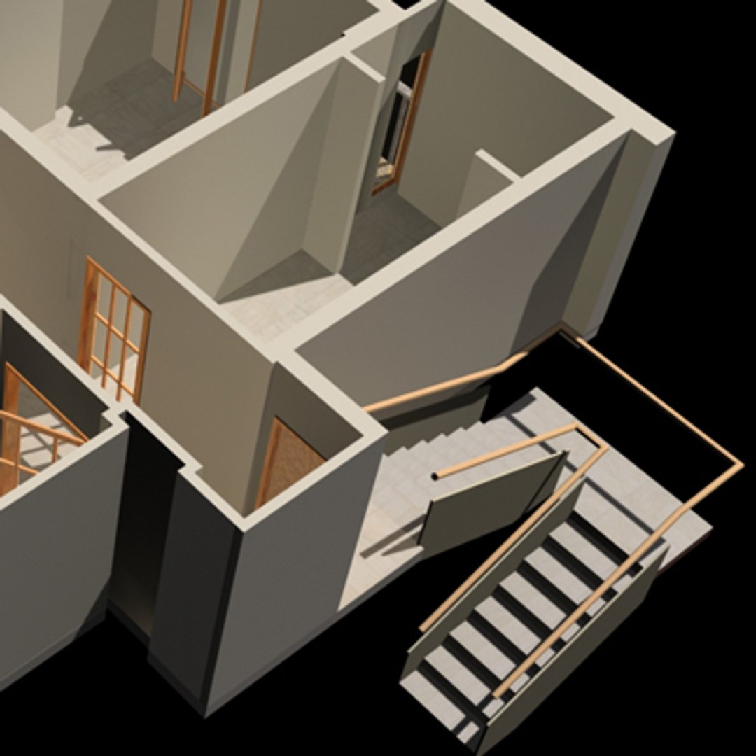 Radiosity Appartament 3d Model