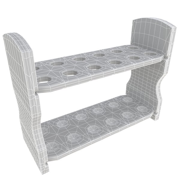 3d model test tube rack