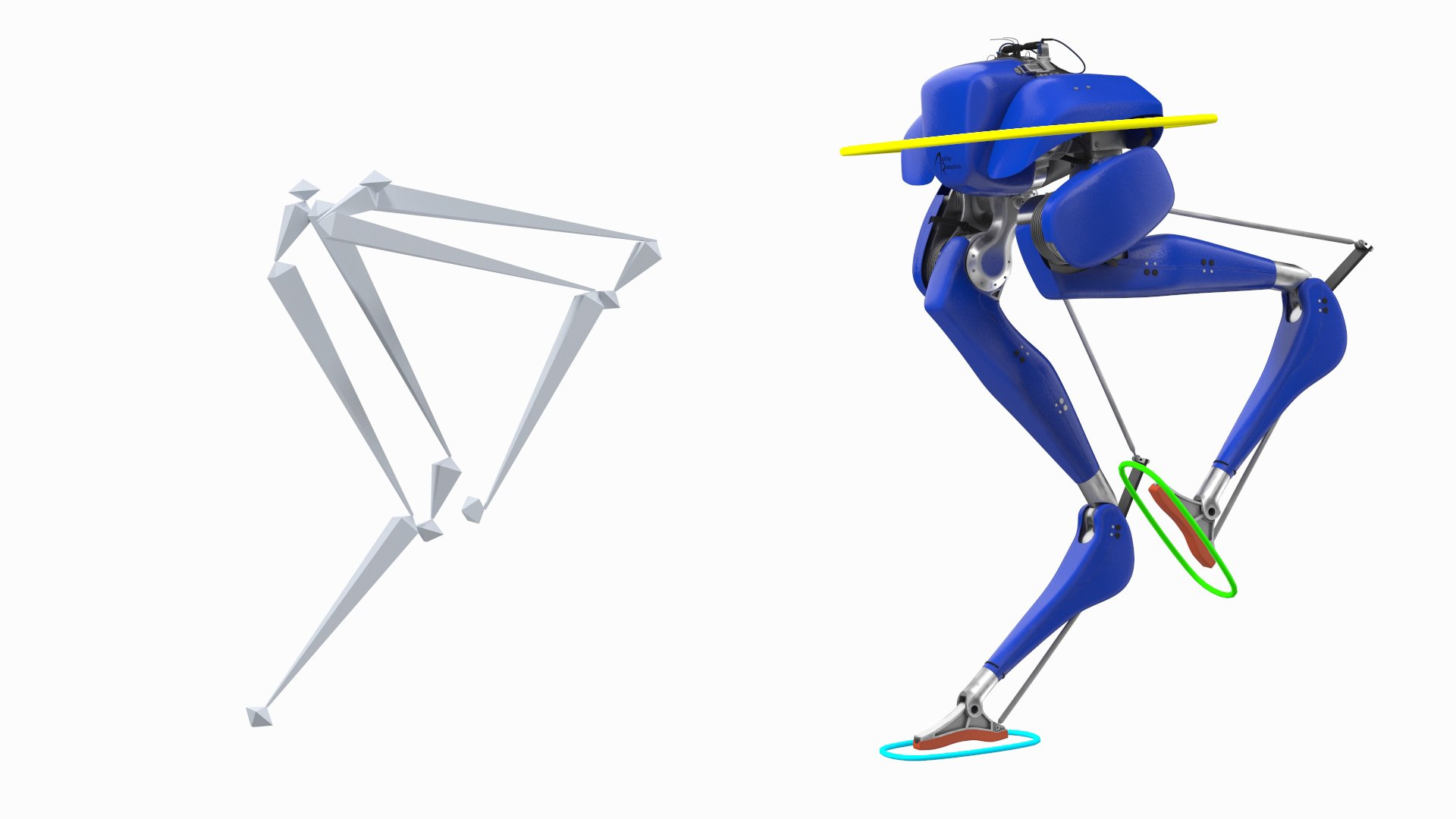 Cassie Robot Blue Rigged 3D - TurboSquid 2195773