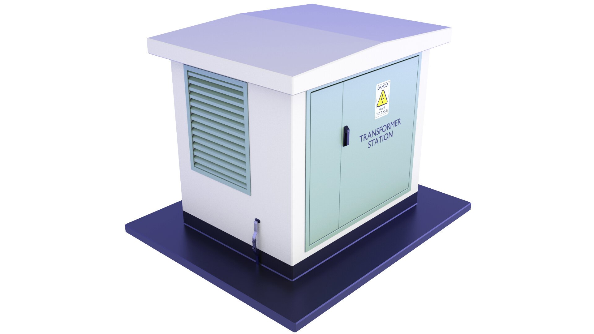 3D MV Transformer Compact Substation 23 Model - TurboSquid 2394594