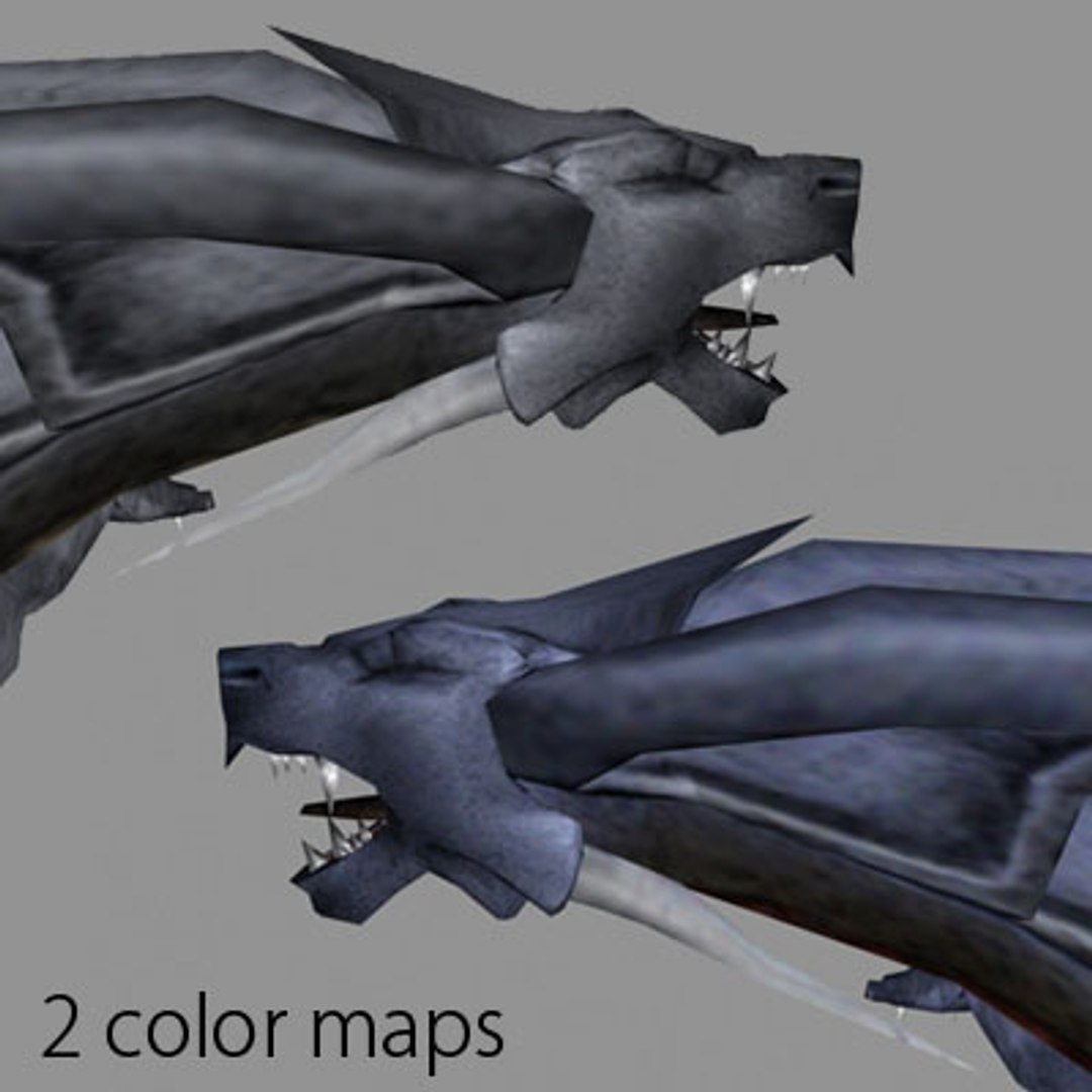 3d Dragon Bahamut Final Model