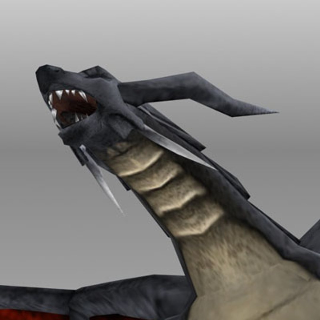 3d Dragon Bahamut Final Model