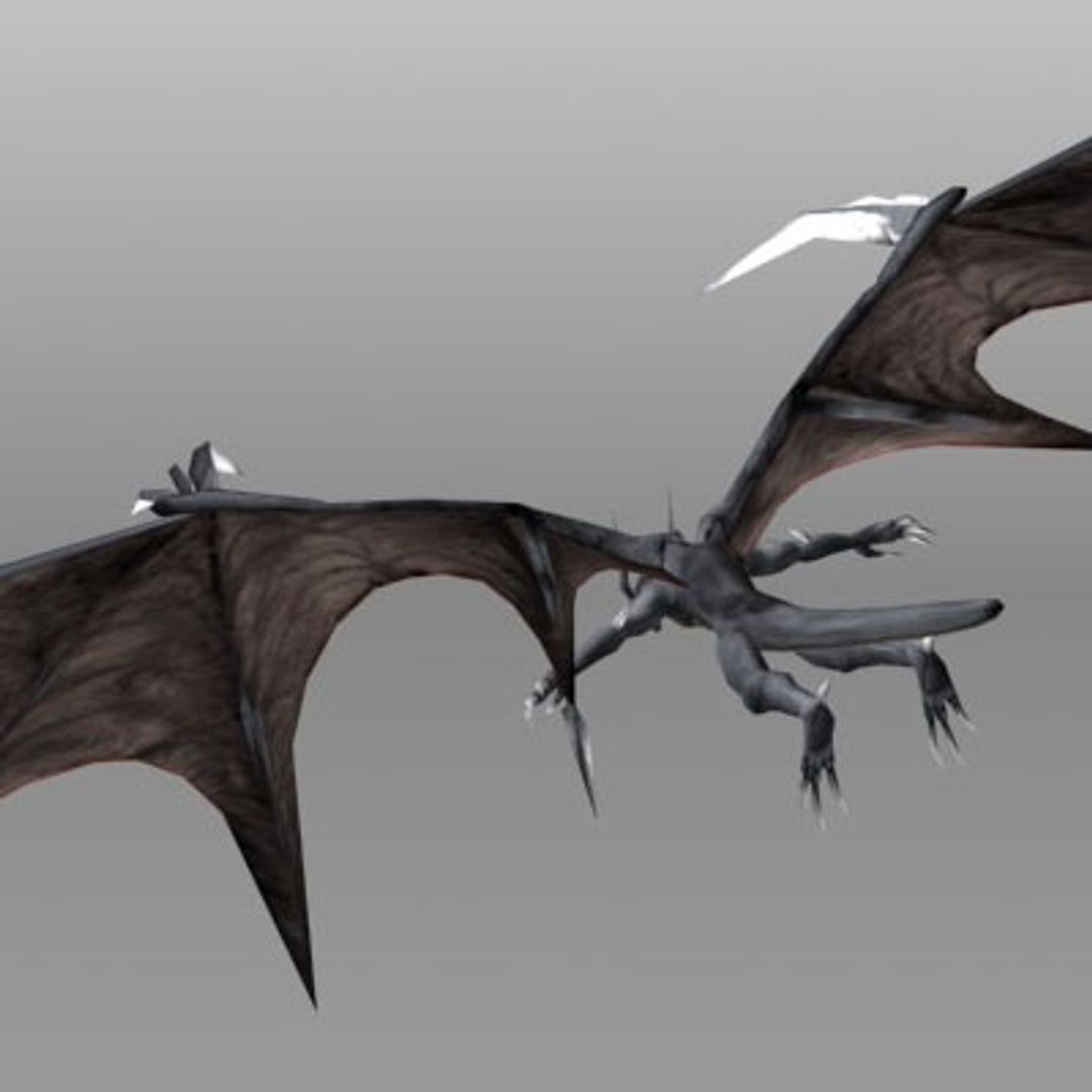 3d Dragon Bahamut Final Model