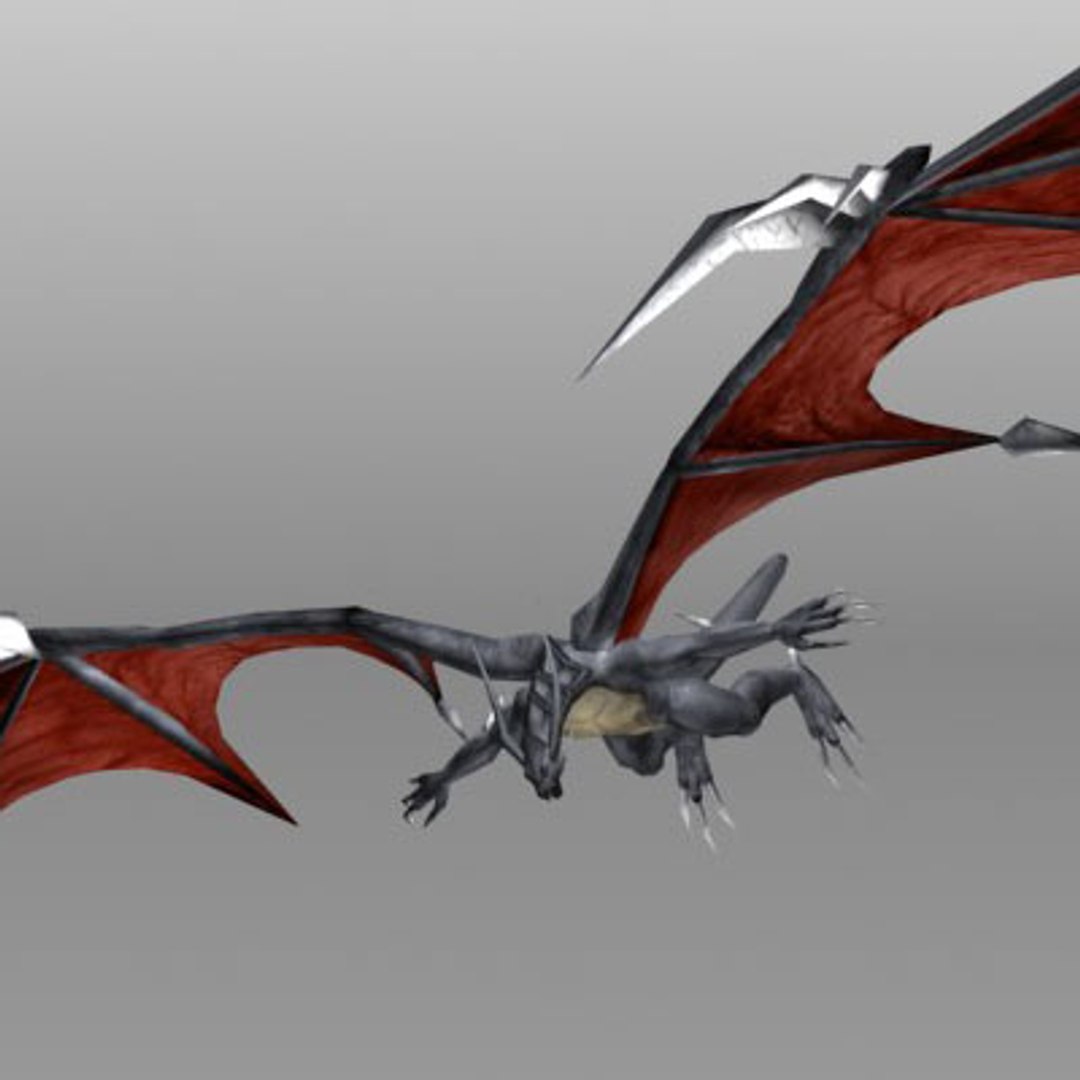 3d Dragon Bahamut Final Model