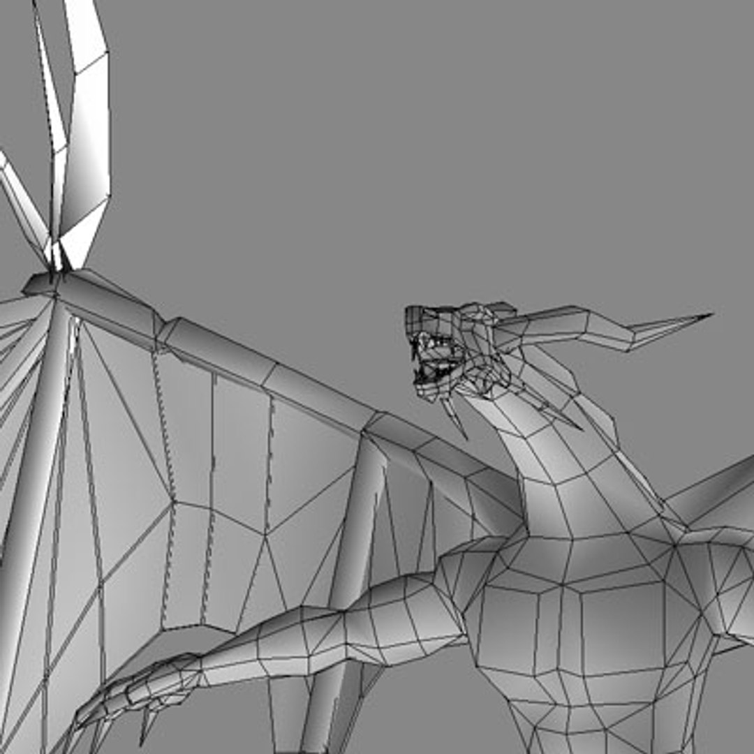 3d Dragon Bahamut Final Model