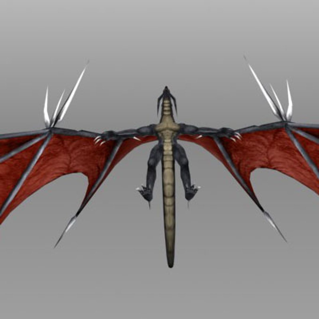 3d Dragon Bahamut Final Model