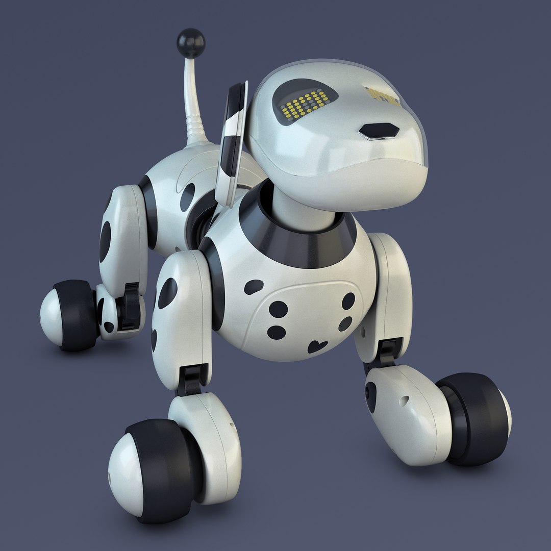 Zoomer Robot Dog Dalmatian 3D Model - TurboSquid 1154383