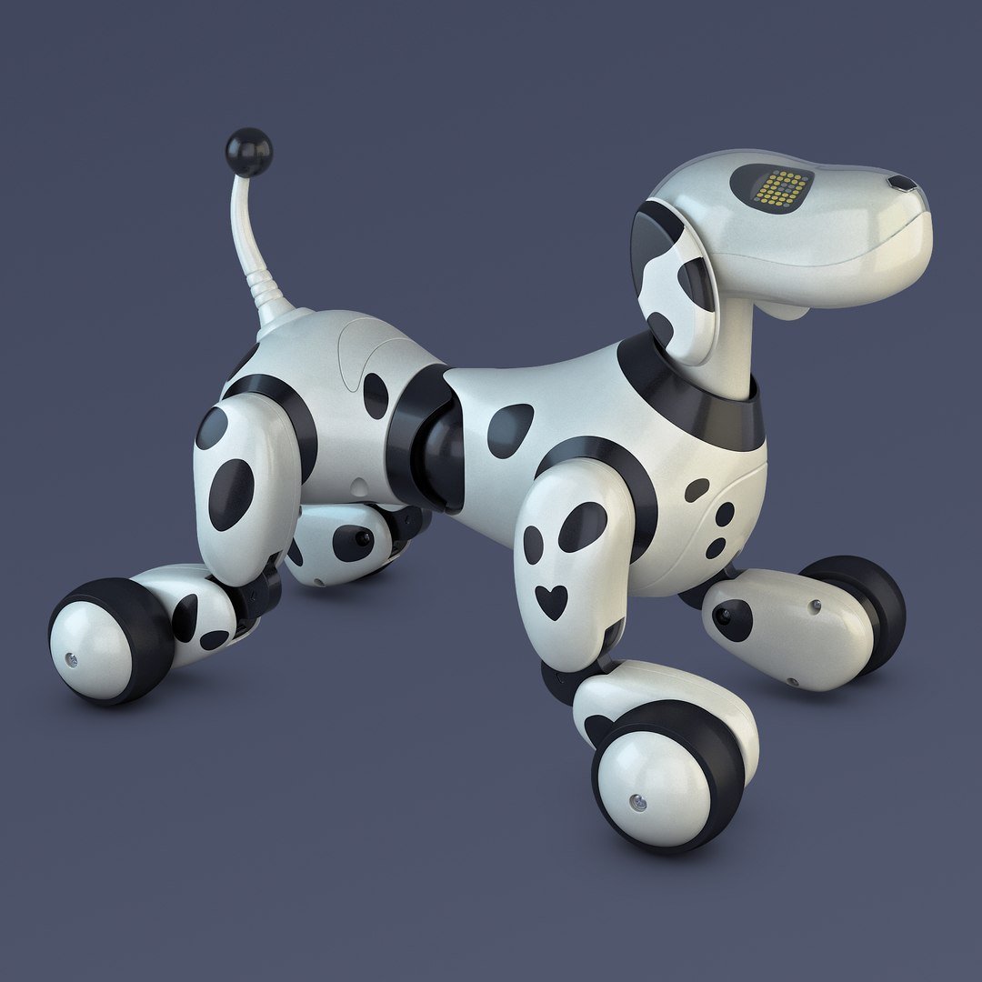 Zoomer Robot Dog Dalmatian 3D Model - TurboSquid 1154383