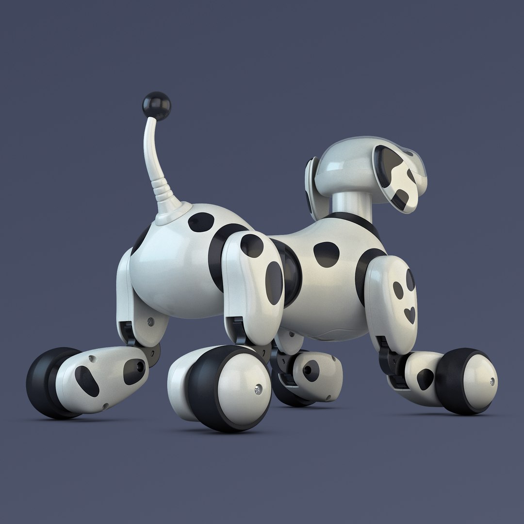 Zoomer Robot Dog Dalmatian 3D Model - TurboSquid 1154383