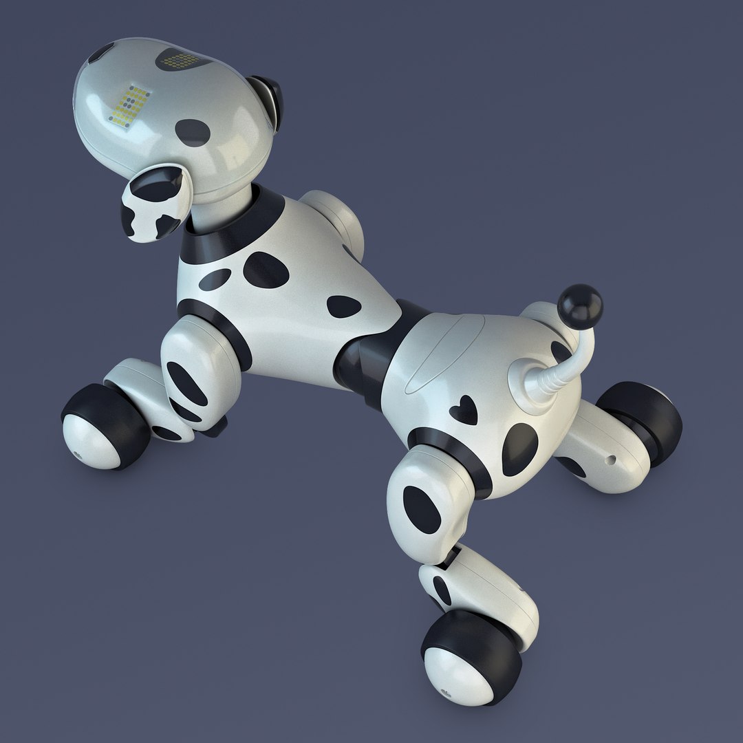 Zoomer Robot Dog Dalmatian 3D Model - TurboSquid 1154383