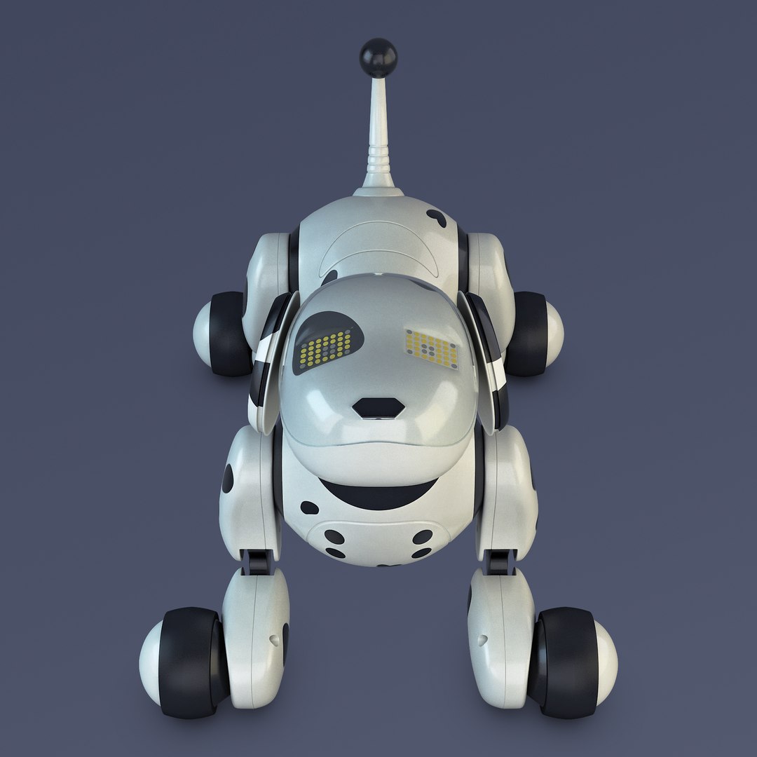 Zoomer Robot Dog Dalmatian 3D Model - TurboSquid 1154383