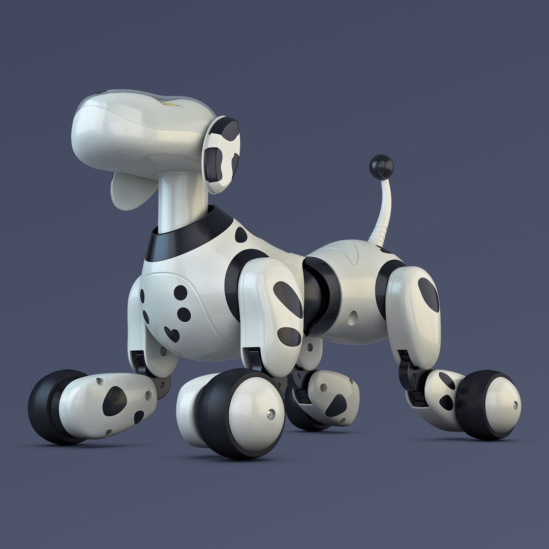 Zoomer Robot Dog Dalmatian 3D Model - TurboSquid 1154383