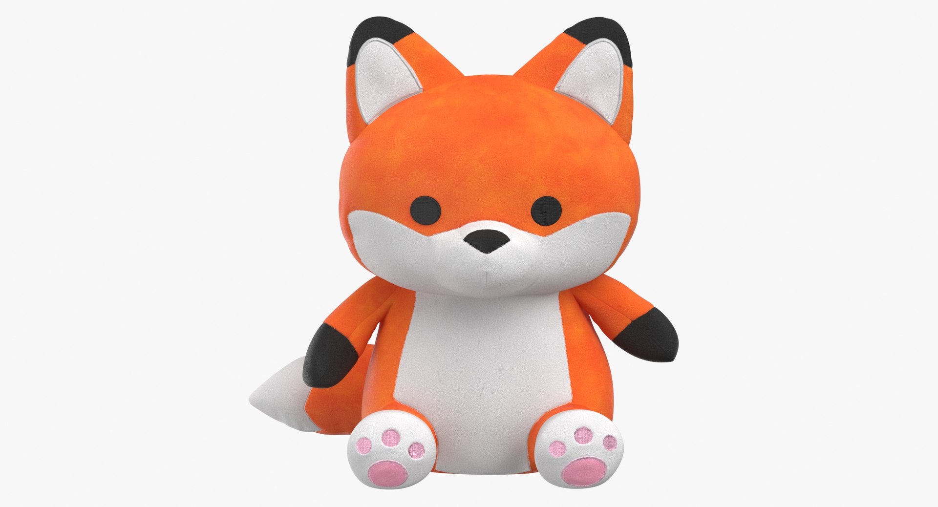 3D Stuffed Animals Fox Model - TurboSquid 2192937