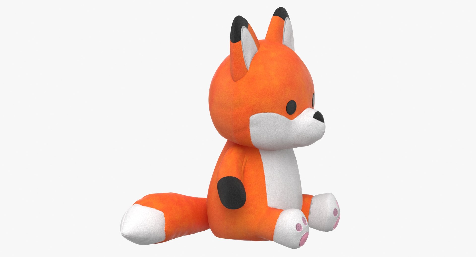 3D Stuffed Animals Fox Model - TurboSquid 2192937