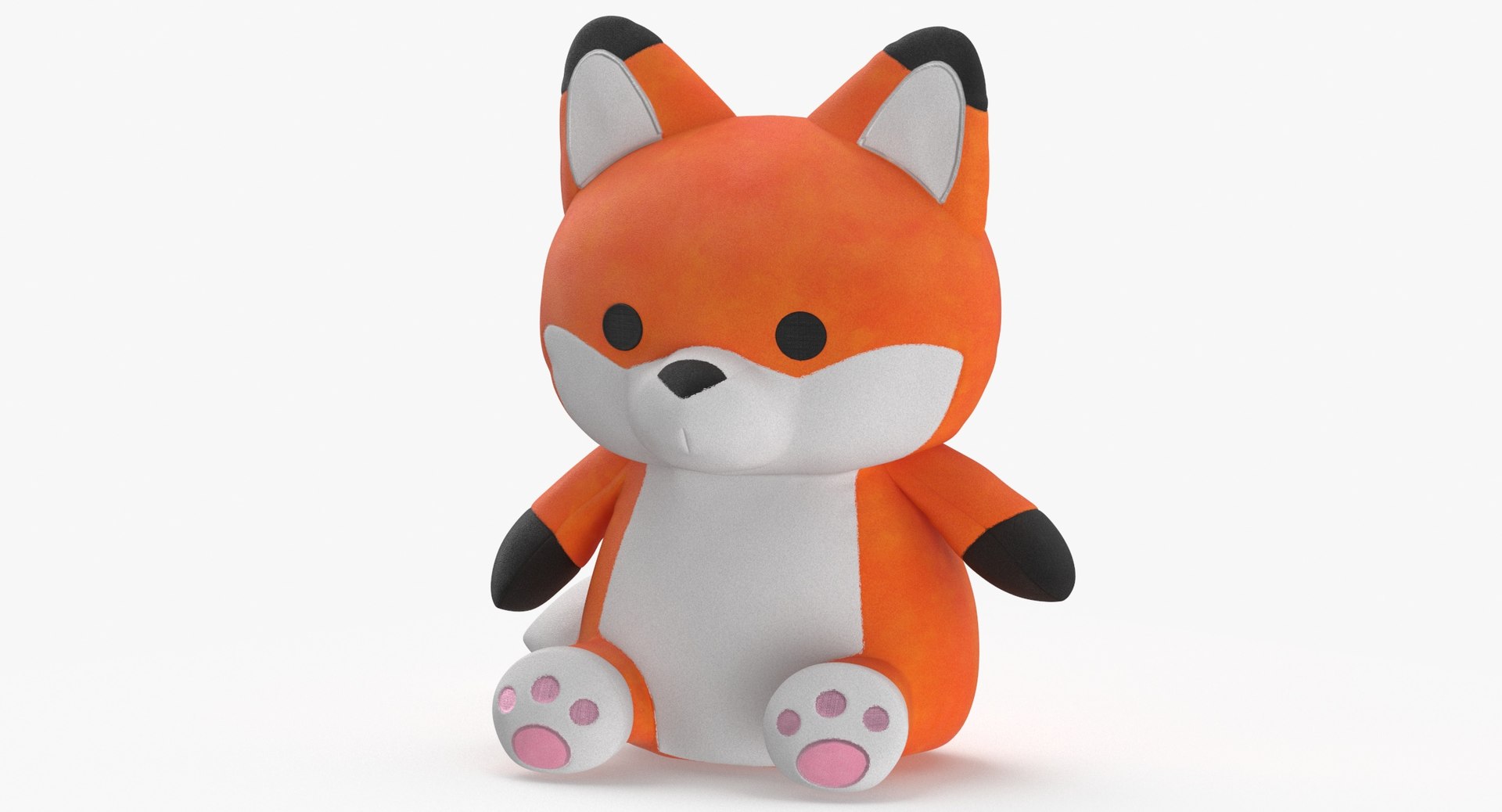 3D Stuffed Animals Fox Model - TurboSquid 2192937