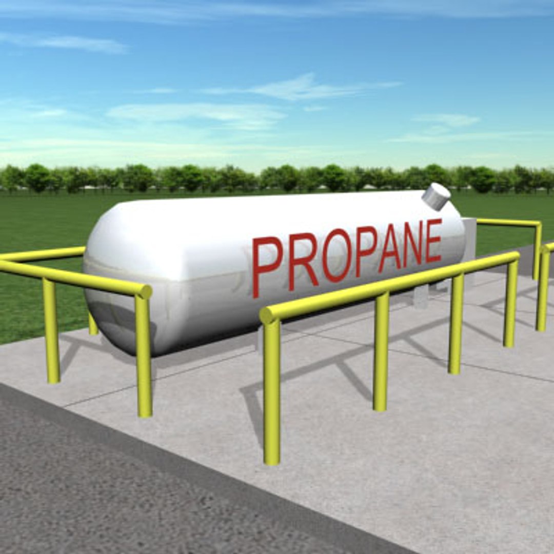 3d propane refilling station
