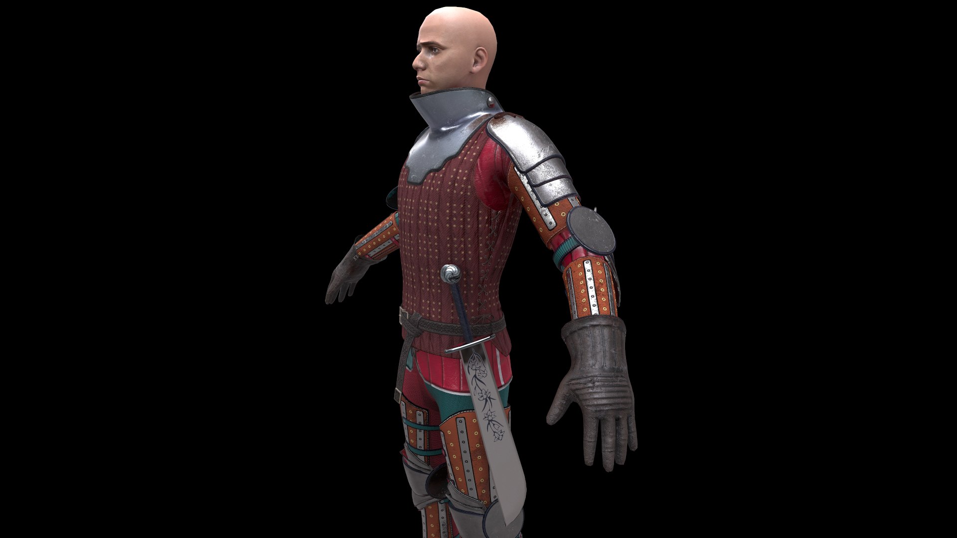 Fantasy Character Medieval 3D - TurboSquid 1509716
