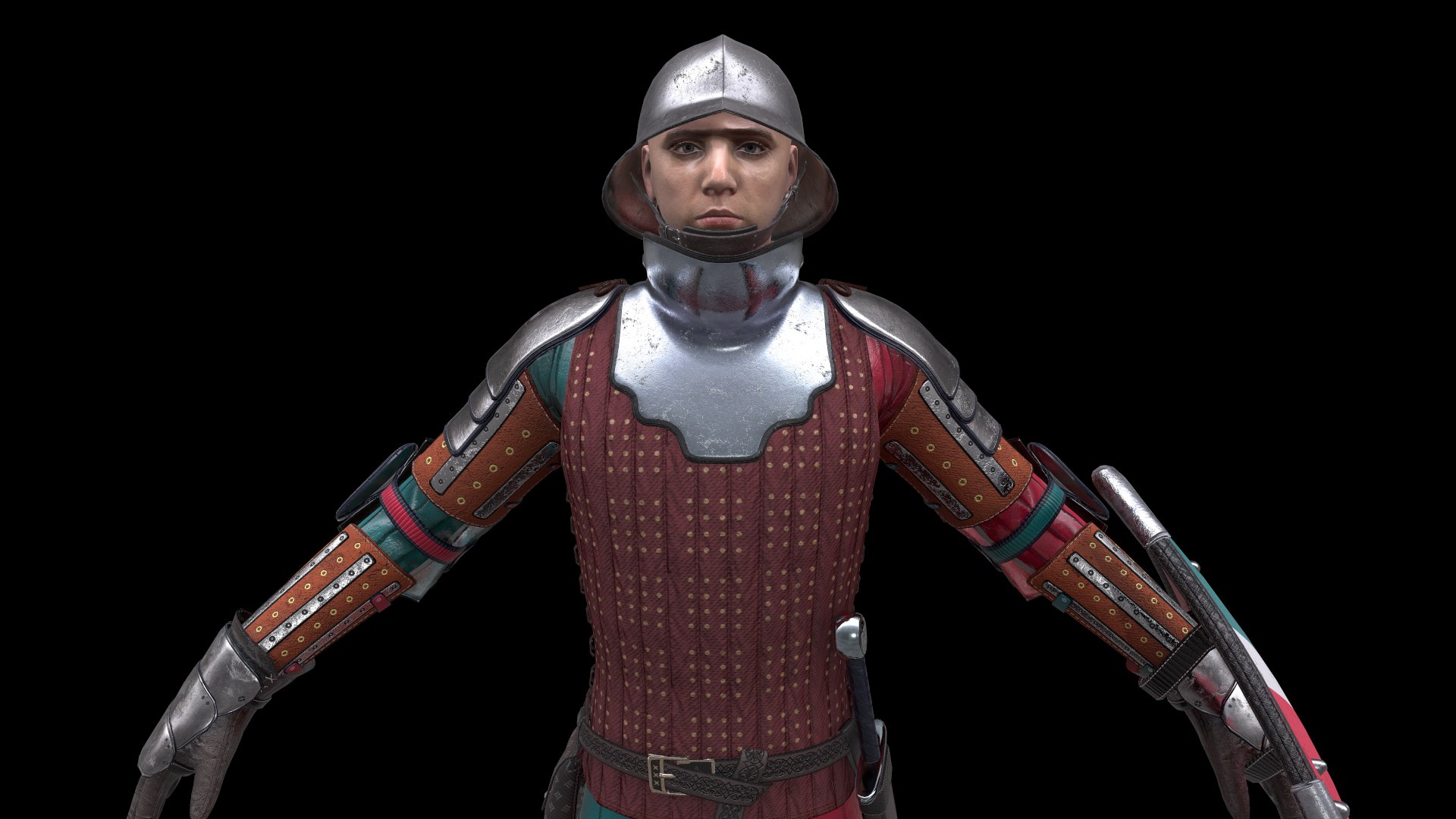 Fantasy Character Medieval 3D - TurboSquid 1509716