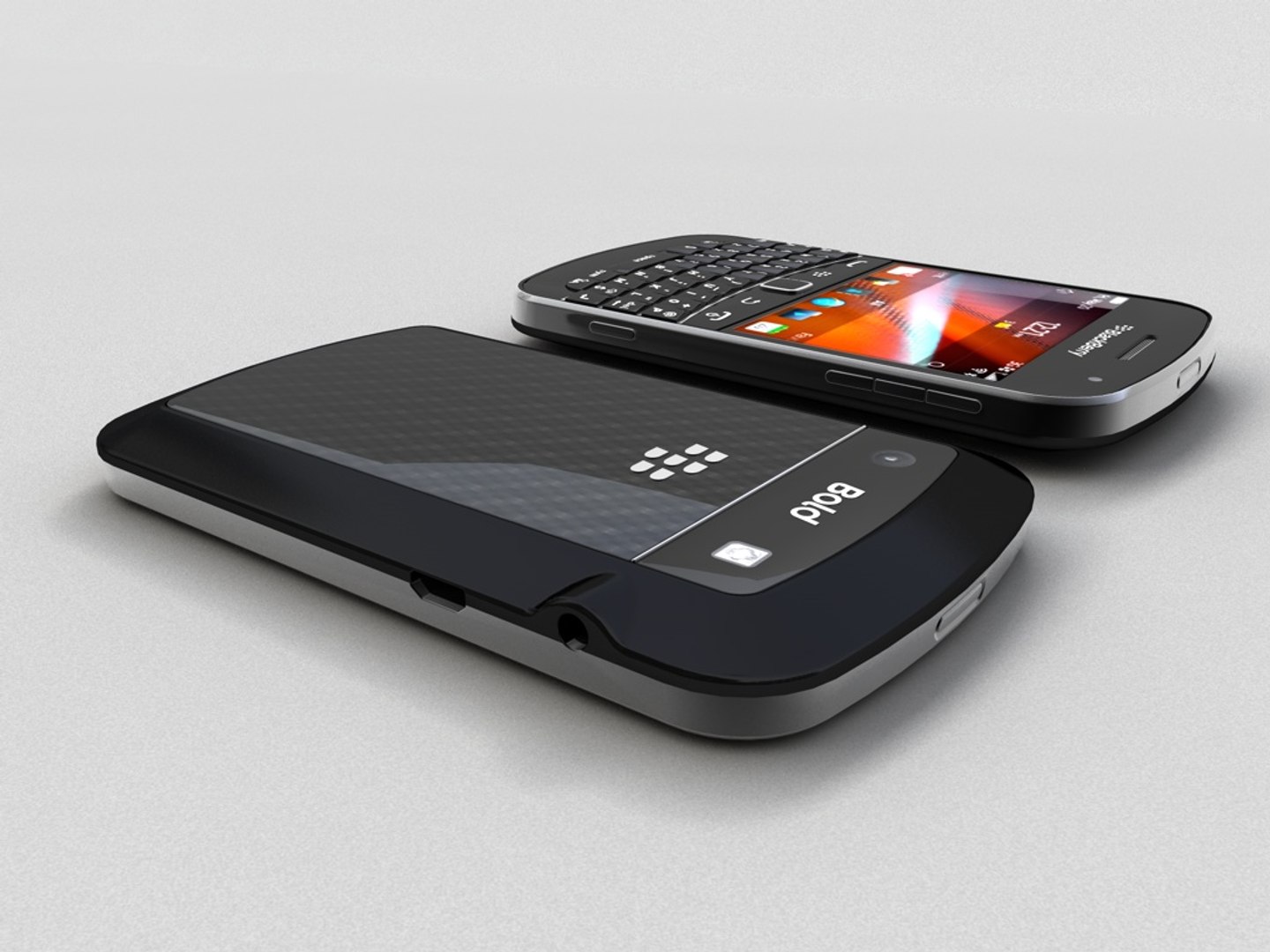 Blackberry Rim Bold 3d Model