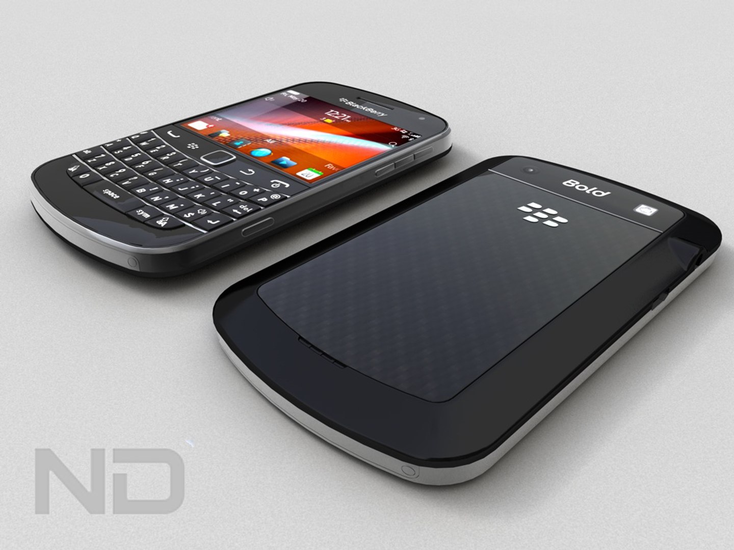 Blackberry Rim Bold 3d Model