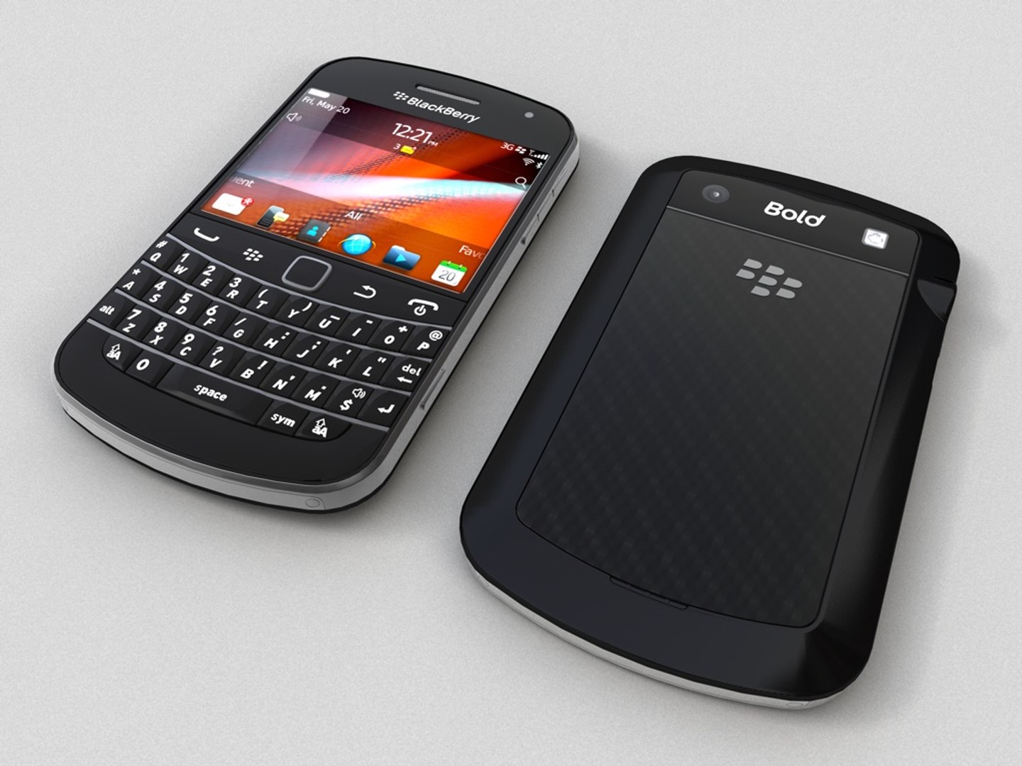 Blackberry Rim Bold 3d Model