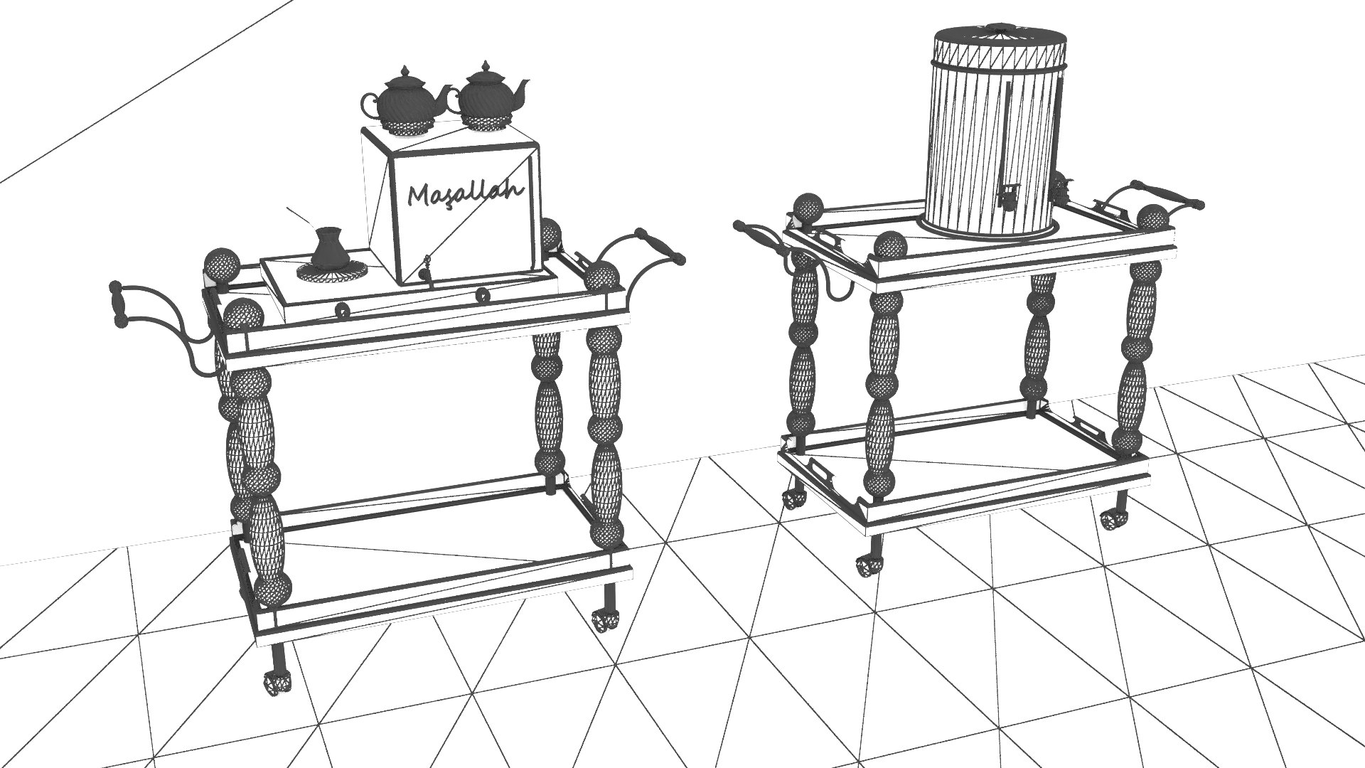 3D Model Moonbucks Cafe House - TurboSquid 1901931