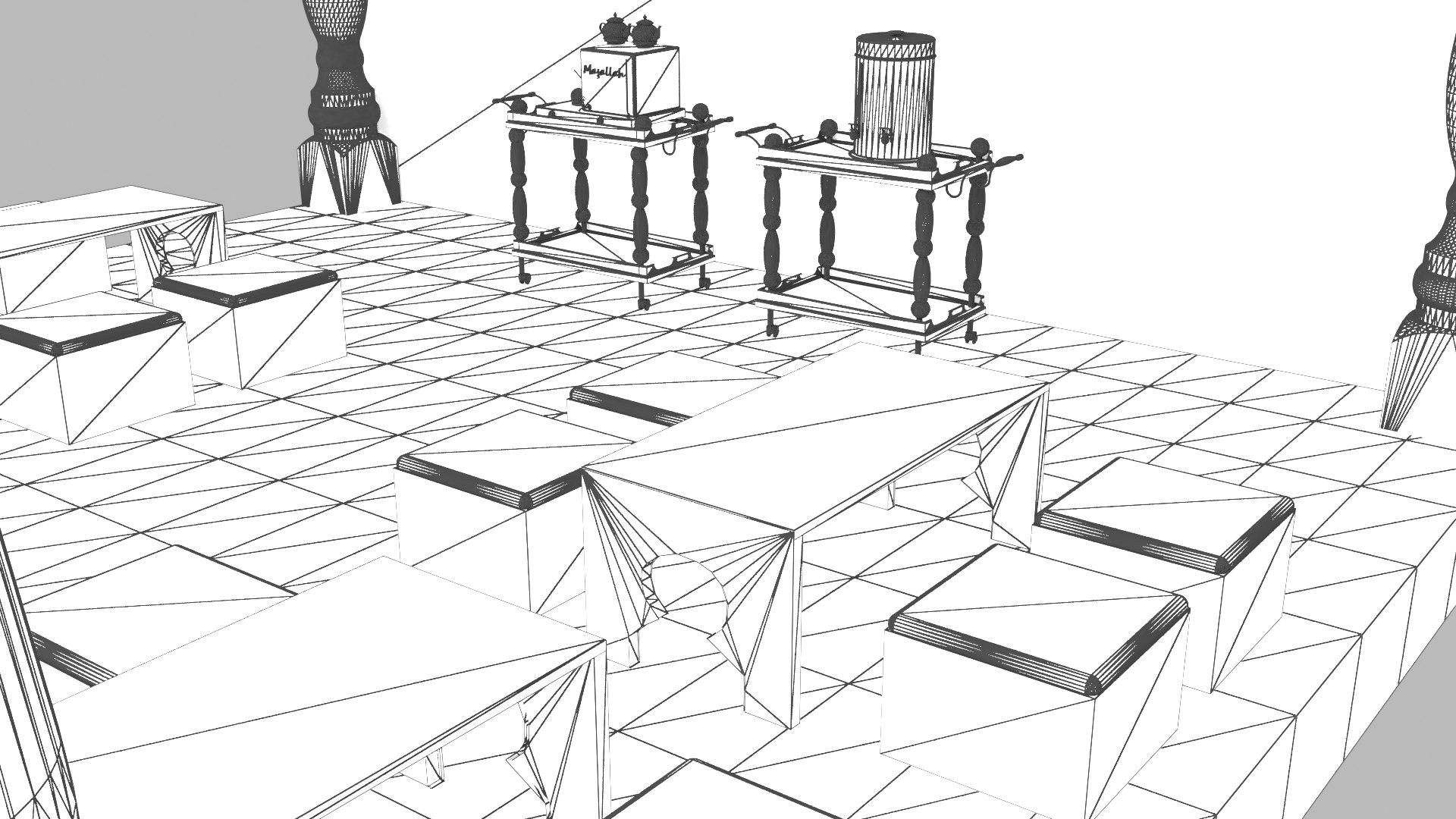 3D Model Moonbucks Cafe House - TurboSquid 1901931