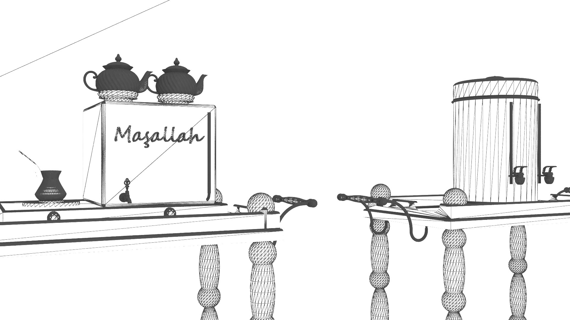 3D Model Moonbucks Cafe House - TurboSquid 1901931