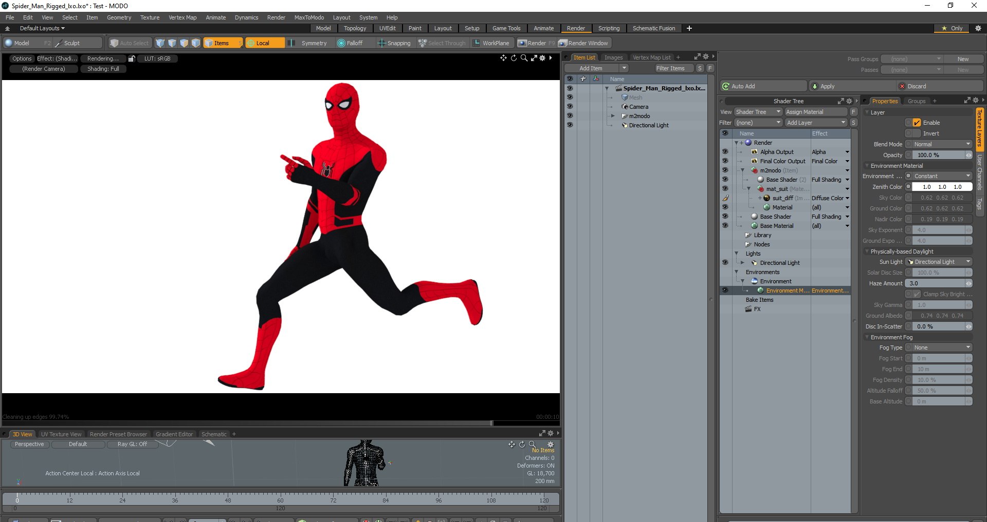 3D Spider Man Rigged For Modo - TurboSquid 1859857