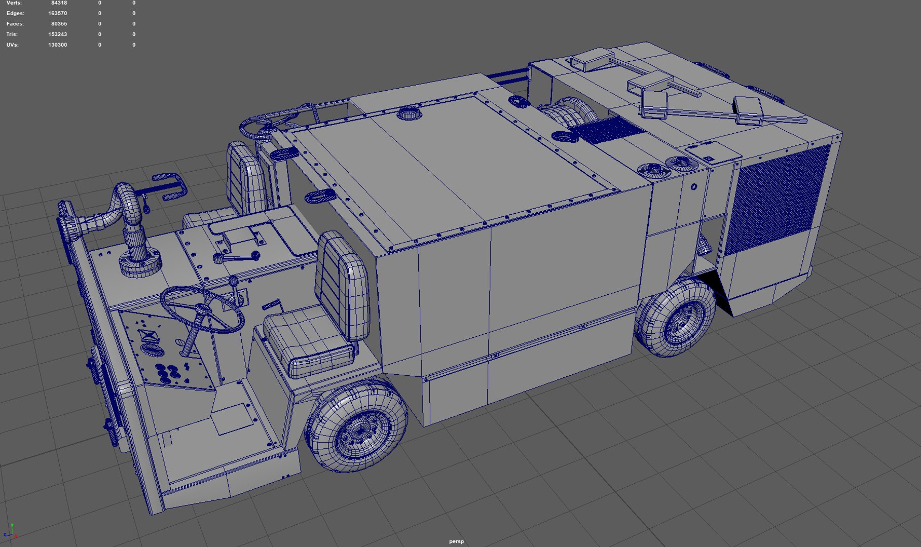 3D P25 Fire Engine Model - TurboSquid 2047832