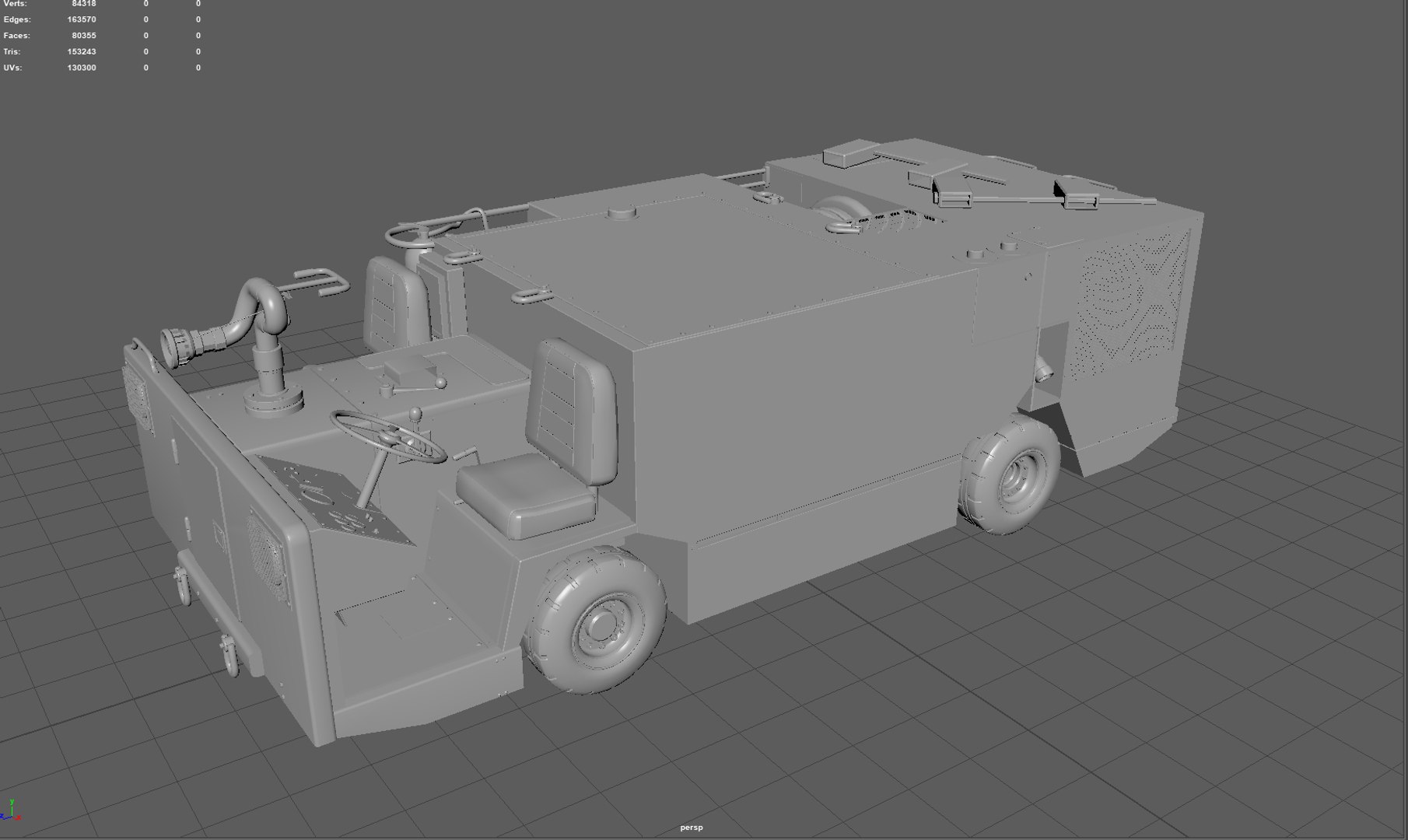 3D P25 Fire Engine Model - TurboSquid 2047832