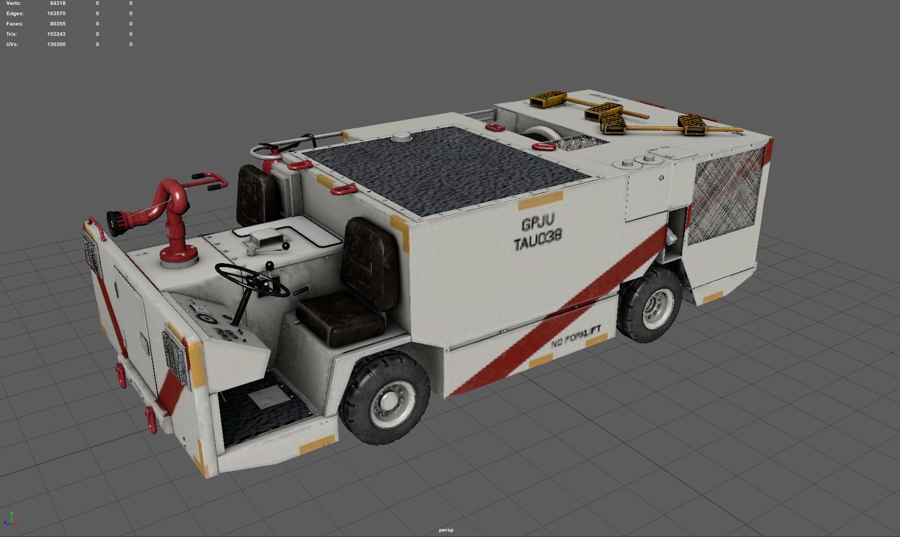 3D P25 Fire Engine Model - TurboSquid 2047832