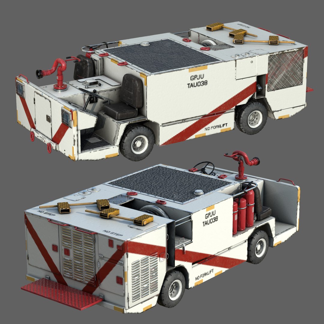 3D P25 Fire Engine Model - TurboSquid 2047832
