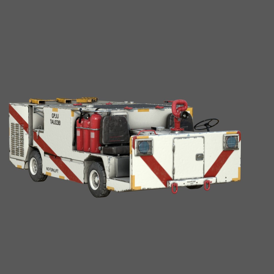 3D P25 Fire Engine Model - TurboSquid 2047832