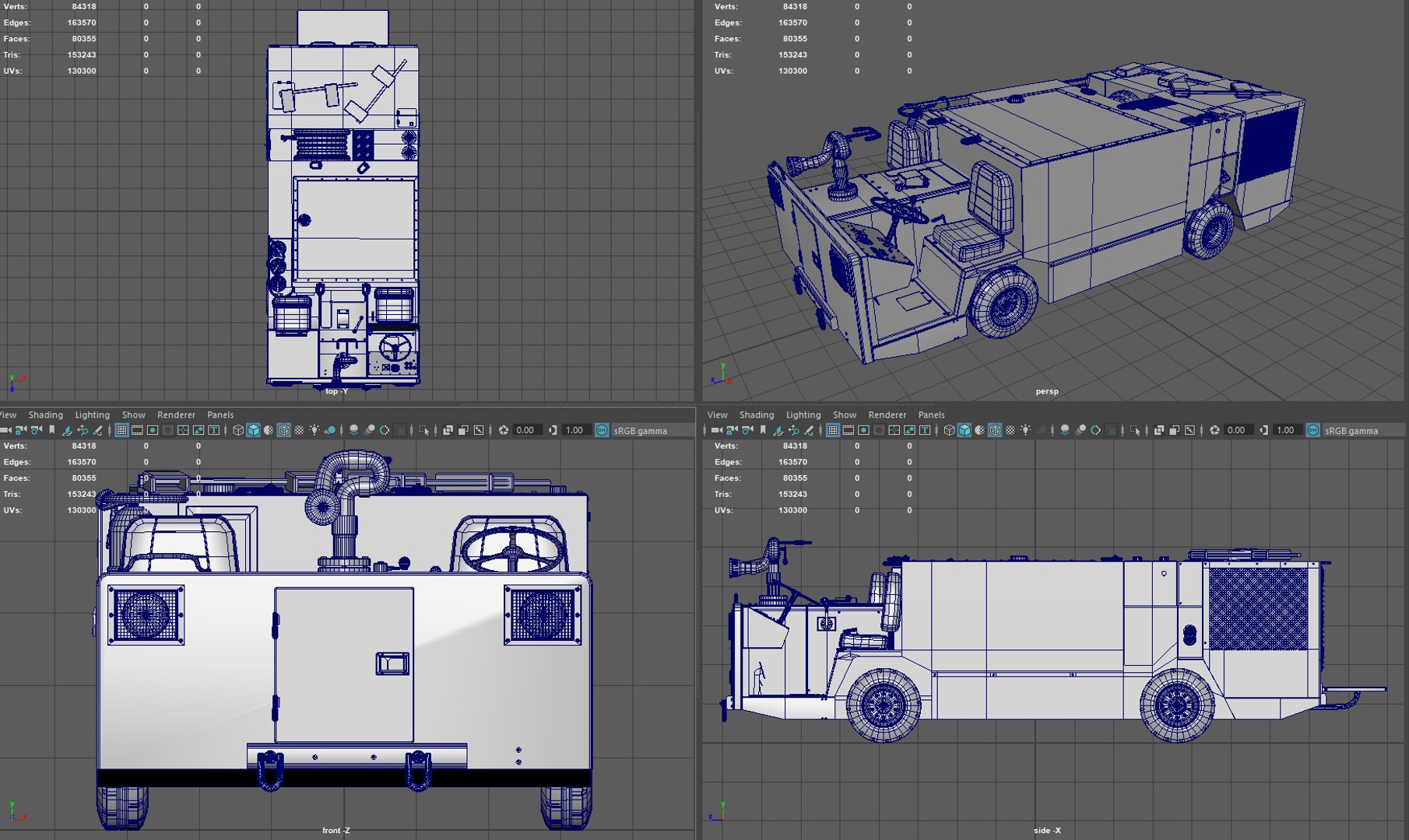 3D P25 Fire Engine Model - TurboSquid 2047832
