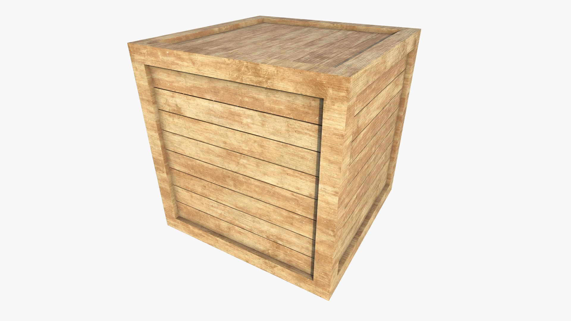 Wooden Crate 5 With PBR 4K 8K 3D model - TurboSquid 1787041
