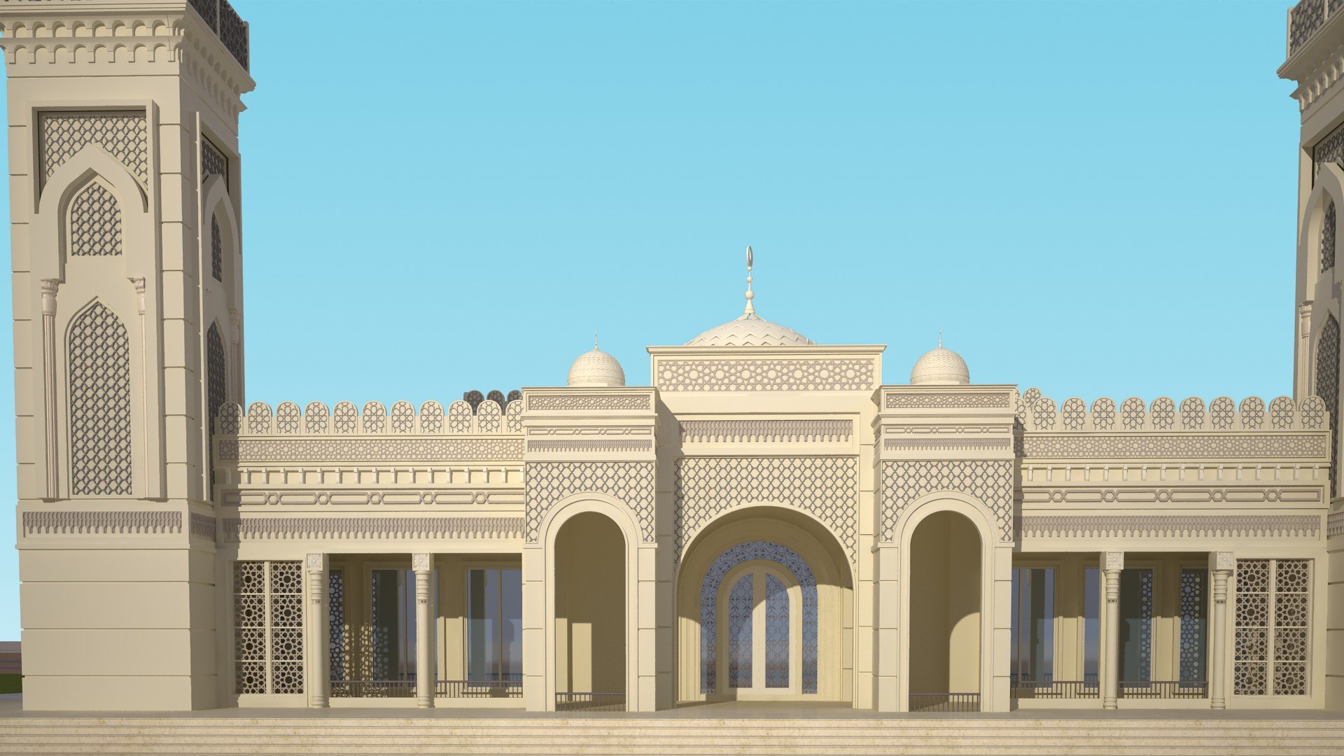 3D Mosque 3D No2 - TurboSquid 2165840