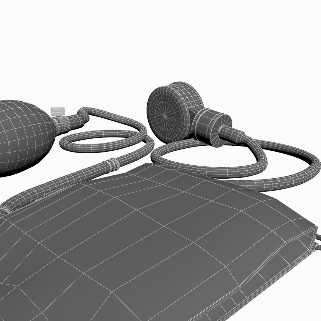 Sphygmomanometer Meter 3D Model - TurboSquid 1178986