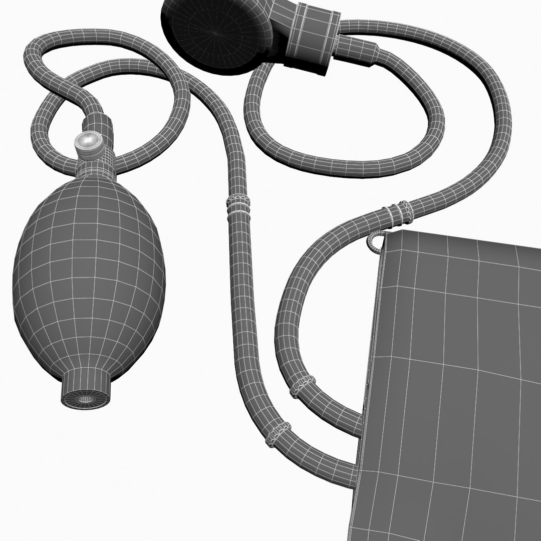 Sphygmomanometer Meter 3D Model - TurboSquid 1178986