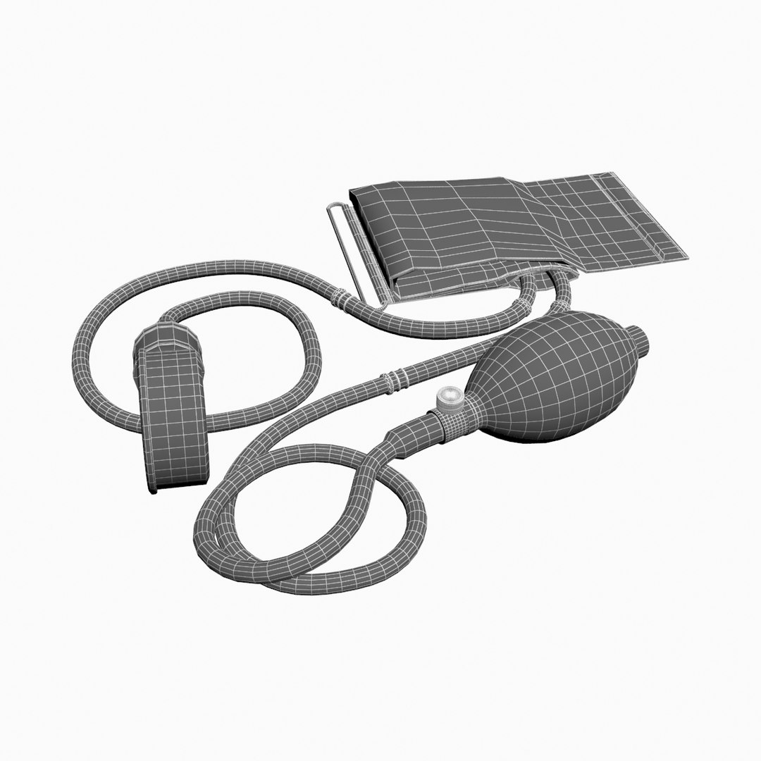 Sphygmomanometer Meter 3D Model - TurboSquid 1178986