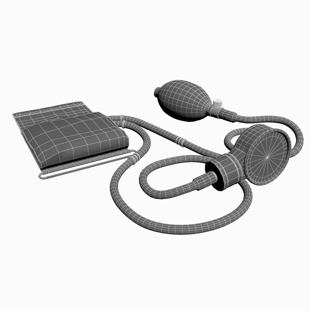 Sphygmomanometer Meter 3D Model - TurboSquid 1178986