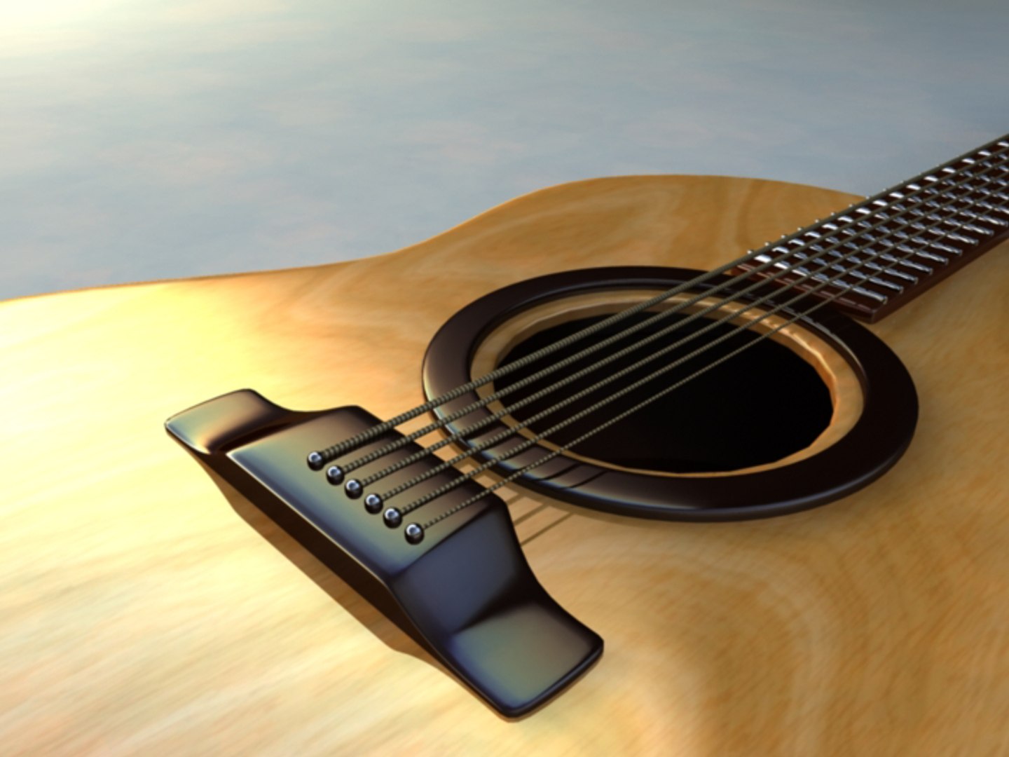 Free Ma Model Acoustic Guitar Simple