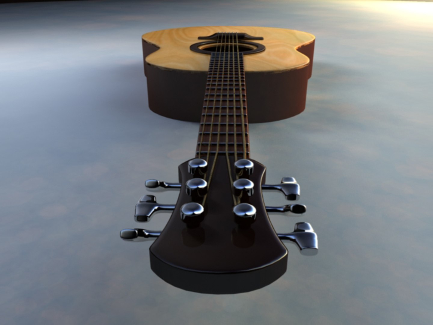 Free Ma Model Acoustic Guitar Simple