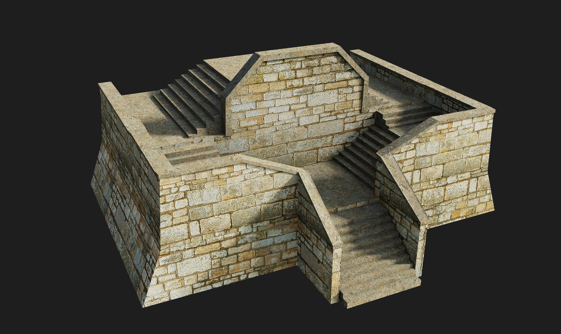 Free Free Ancient Stairs Model - TurboSquid 2212416