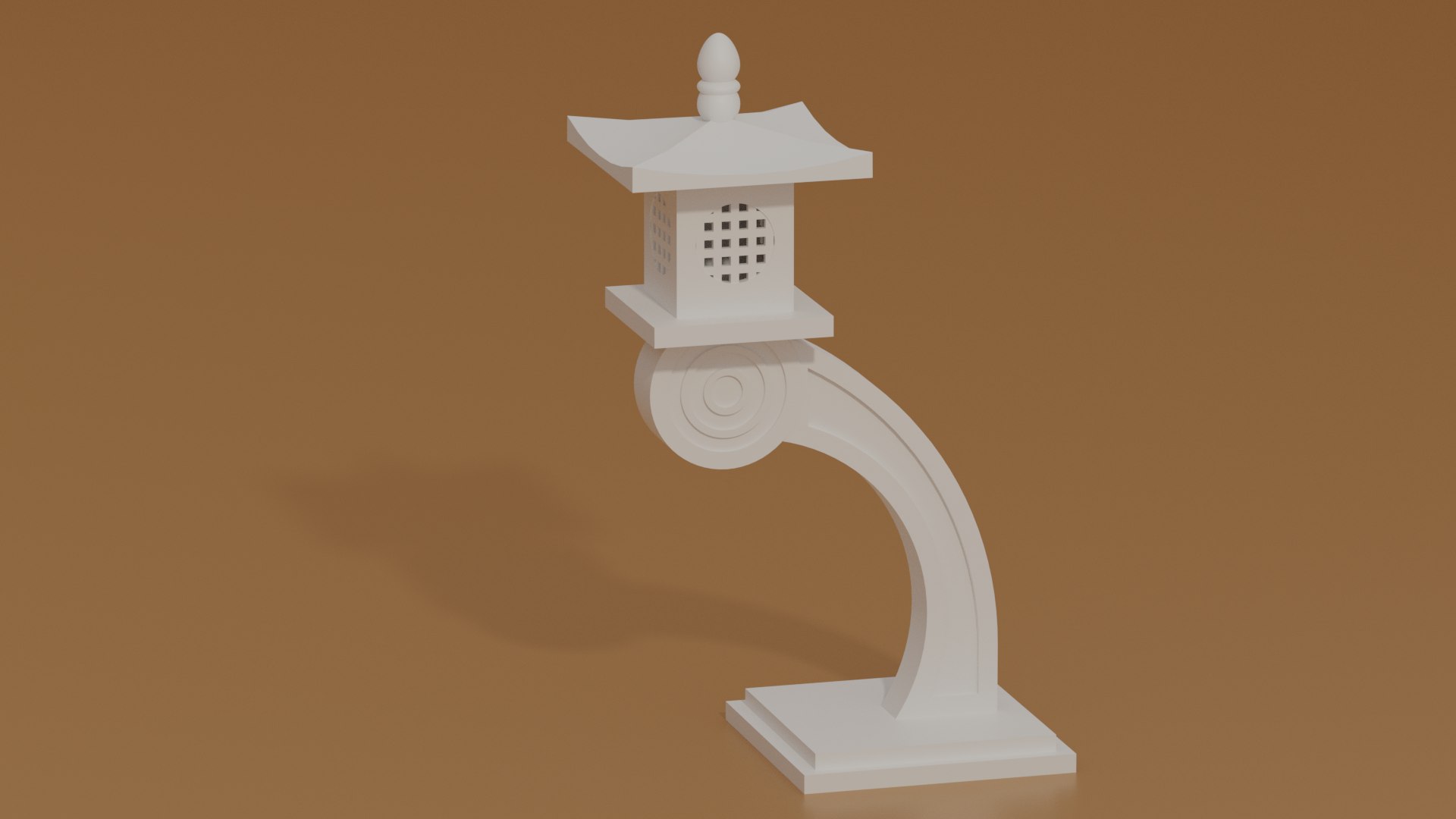 3D Asian Stone Lantern 1 Model - TurboSquid 2079484