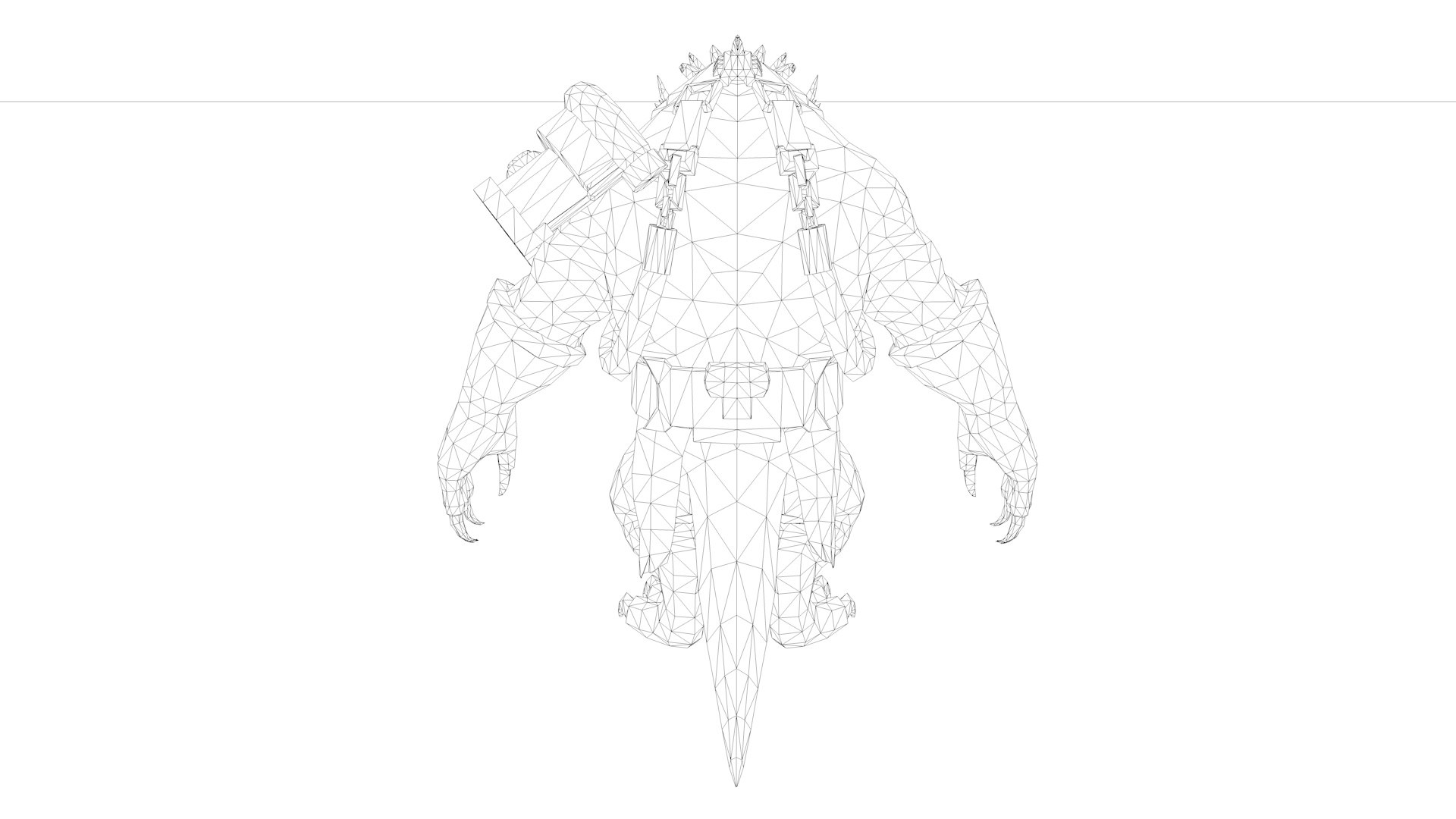 3D Flame Monster Creature Model - TurboSquid 2333659