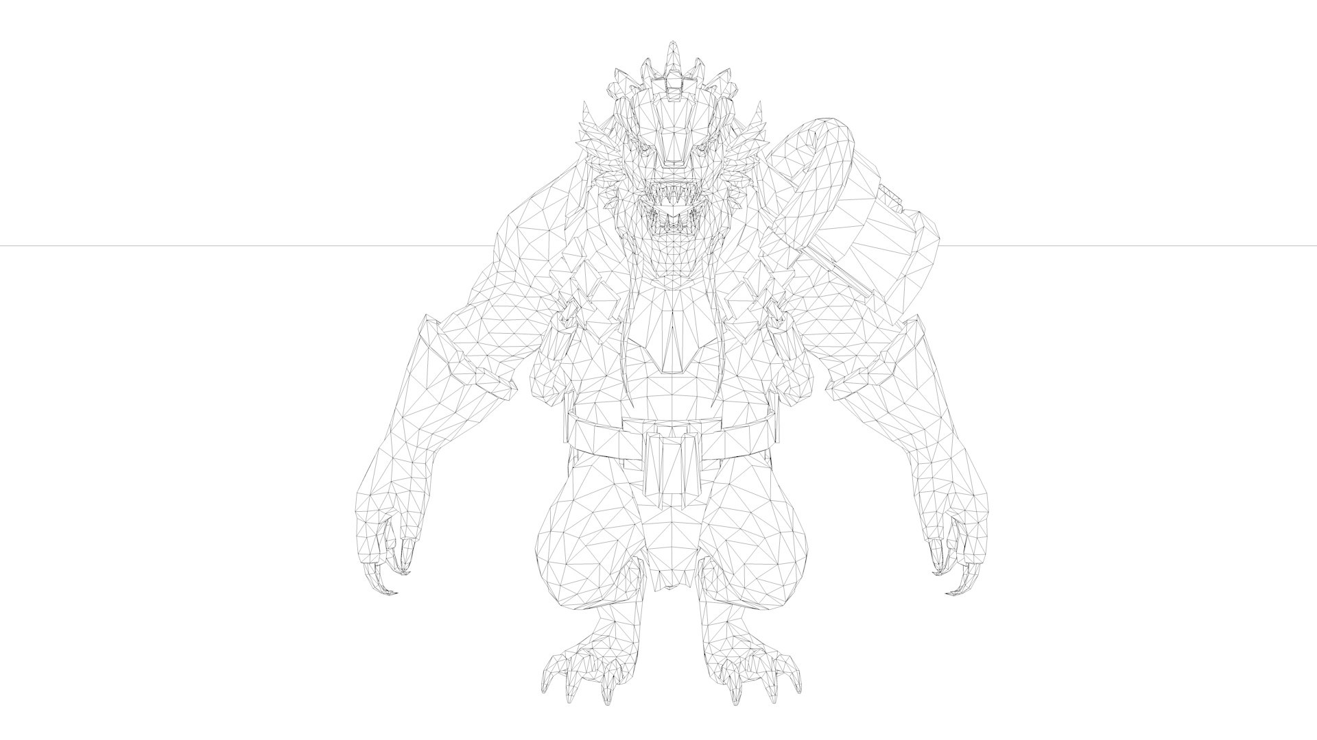 3D Flame Monster Creature Model - TurboSquid 2333659